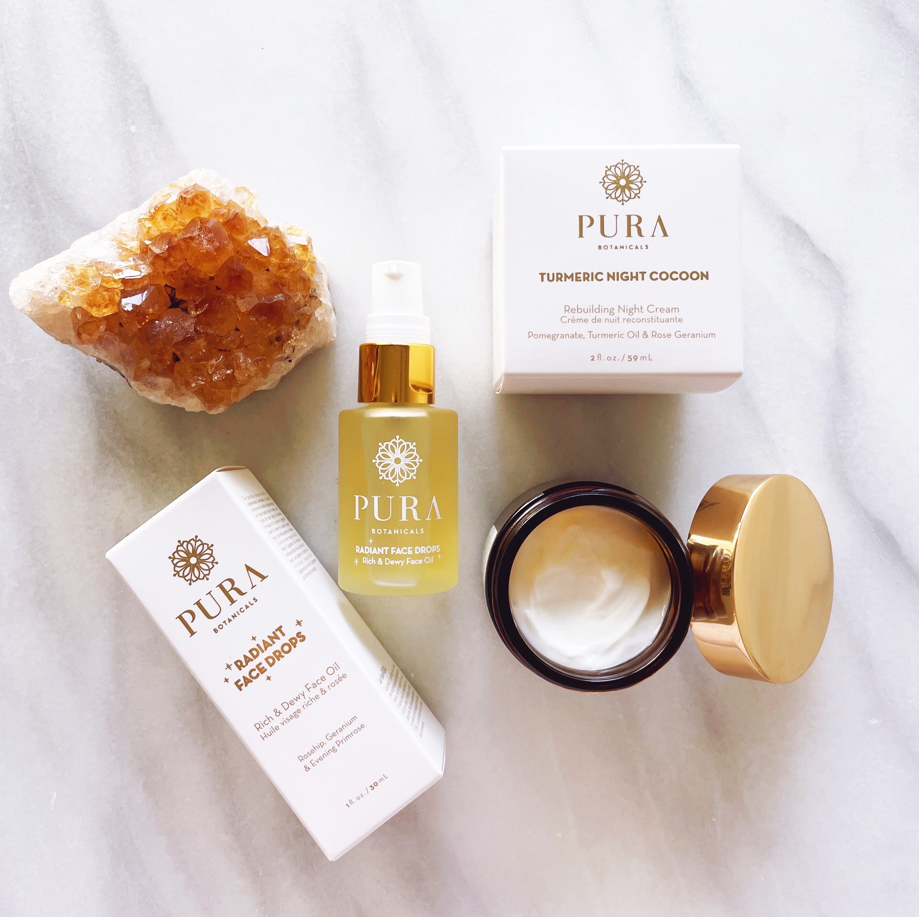 Ultimate Hydration Duo | Turmeric Night Cocoon and Radiant Face Drops ...